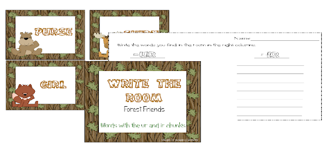 Teaching is Colorful: Write the room Freebie!