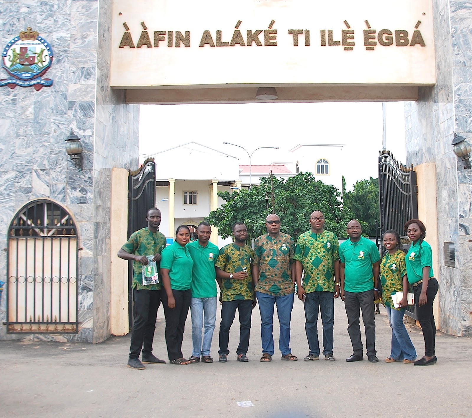 Eagle Schnapps visits Alake of Egbaland