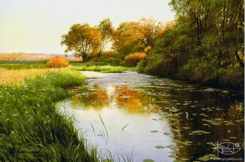 El arte es su máxima expresión : Paisajes con Árboles y Ríos Galería ...