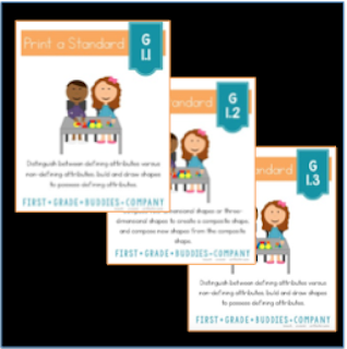 shapes {ideas + activities} | First Grade Buddies