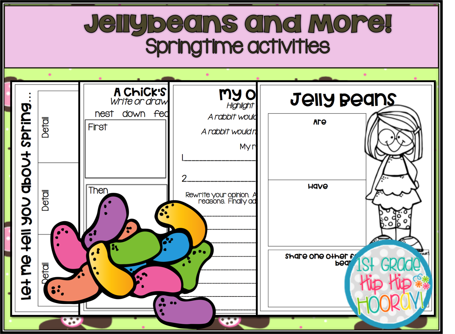 1st Grade Hip Hip Hooray!: Jelly Beans and More!