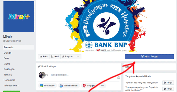 Syarat Pengajuan & Top Up Mirai+ Bank BNP - MeAplikasi