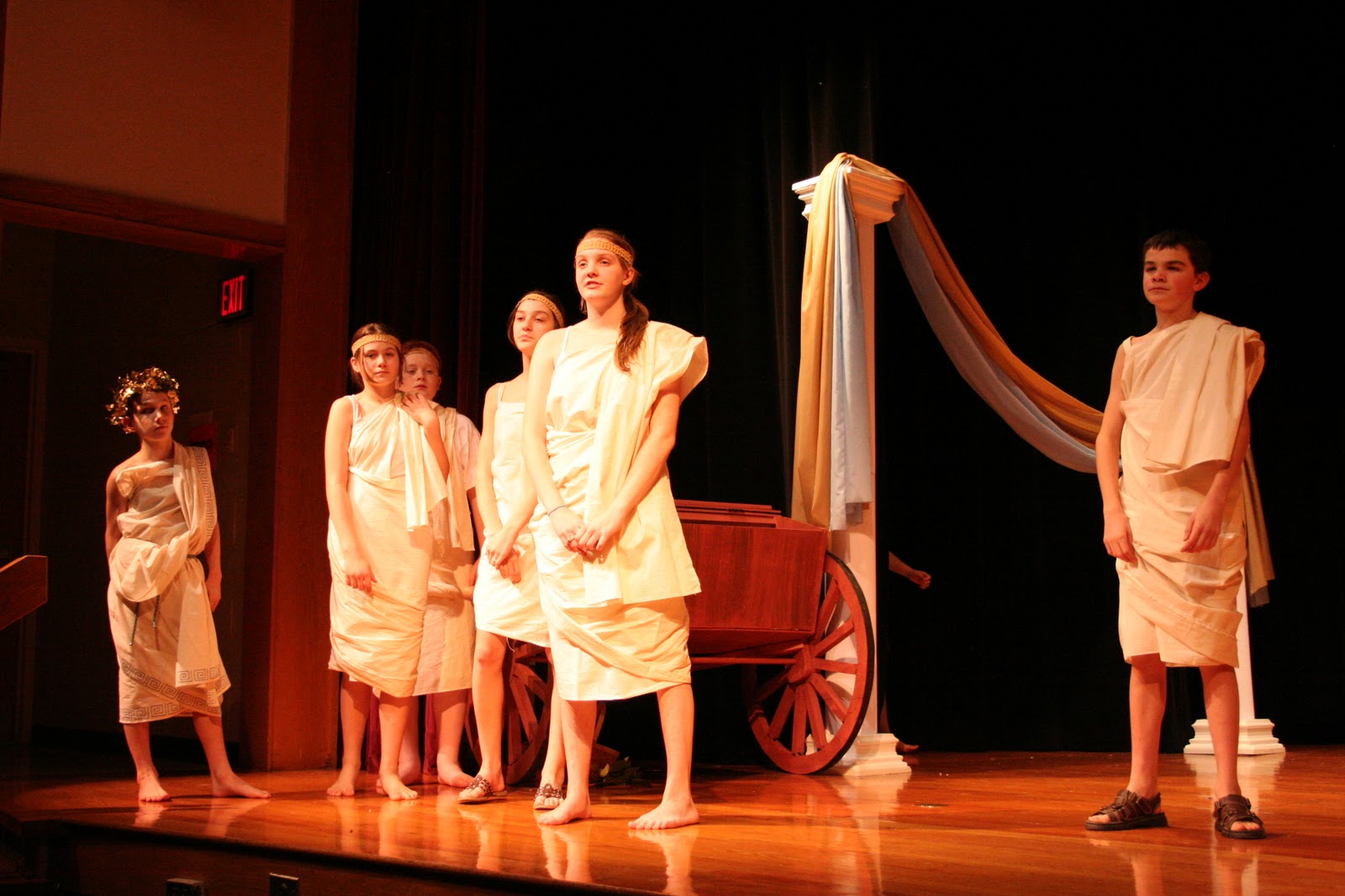 "Circus Olympus" ... Greek Theatre!: Perseus & Medusa Production Photos