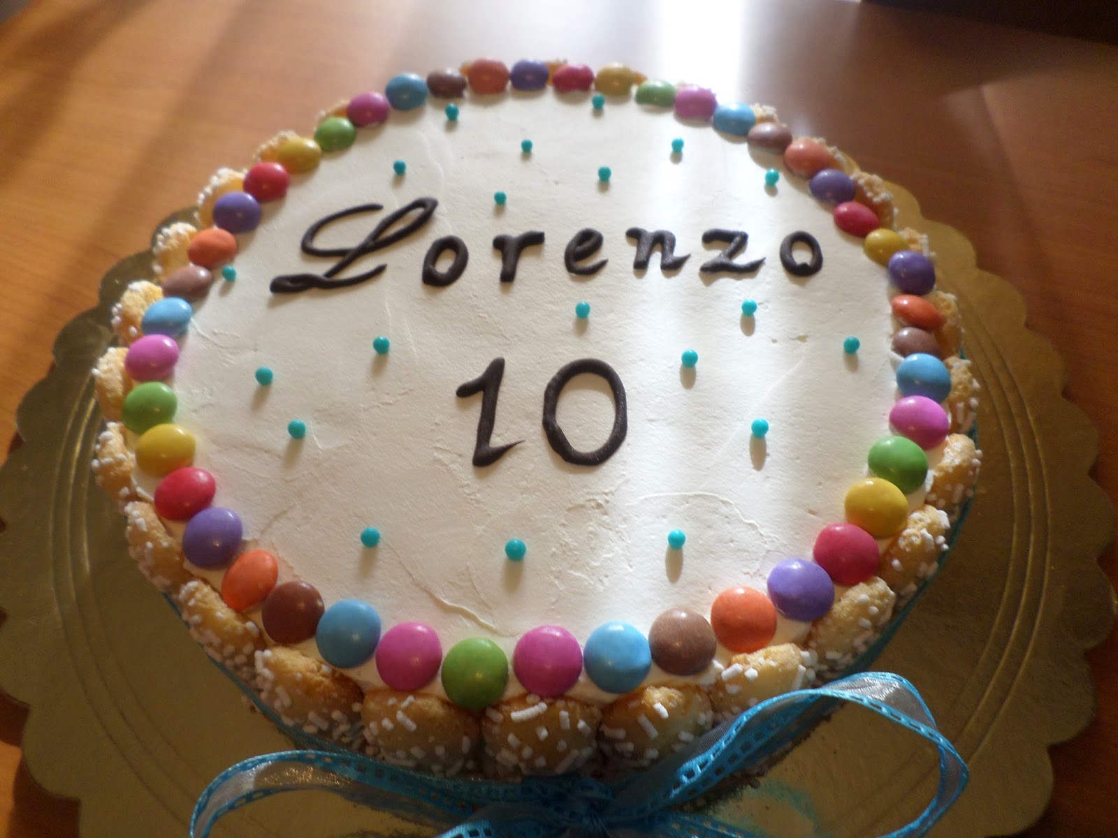 Uno per Torta, Torte per Tutti: Torta con smarties e crema al cioccolato