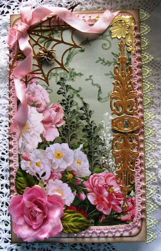 Delightfully Crazy: Vintage Book-Card Tutorial