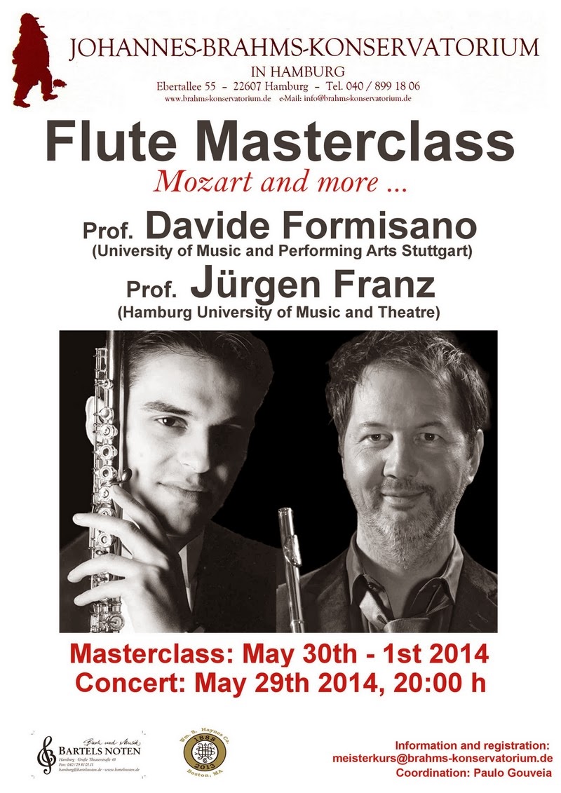 Mascolo Flute Center & Estudantes de Flauta: Masterclass com dois ...