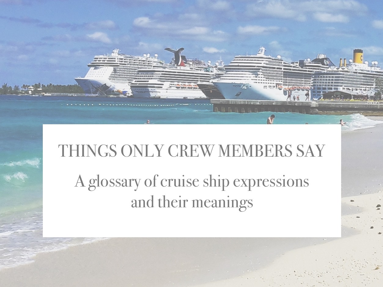 Things Only Crew Members Say things-only-crew-members-say