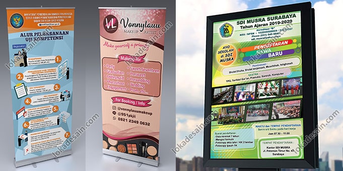 Jasa Desain Banner, Roll-banner, X-Banner, Spanduk dan Backdrop