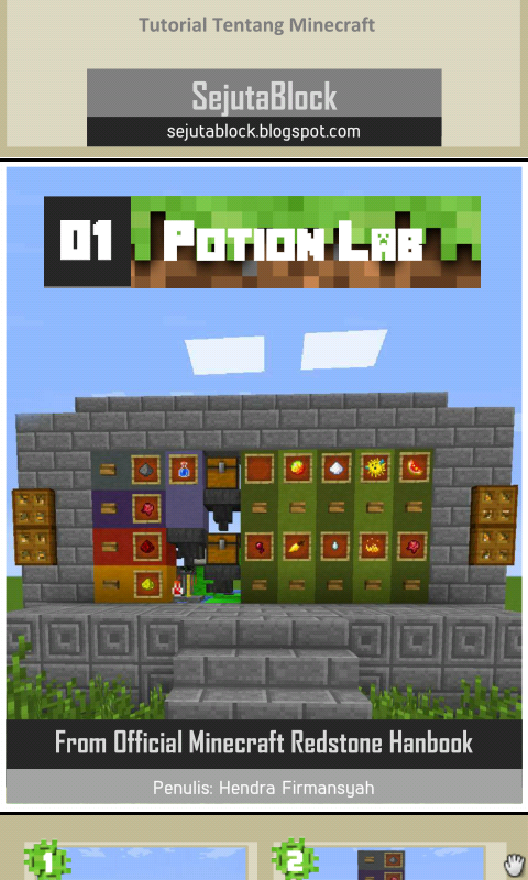 Tutorial Tentang Minecraft "Potion Lab" - Sejuta Block