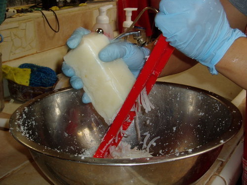 Tucson Cold Process Soap Making Workshop: Lard Laundry Bar Soap