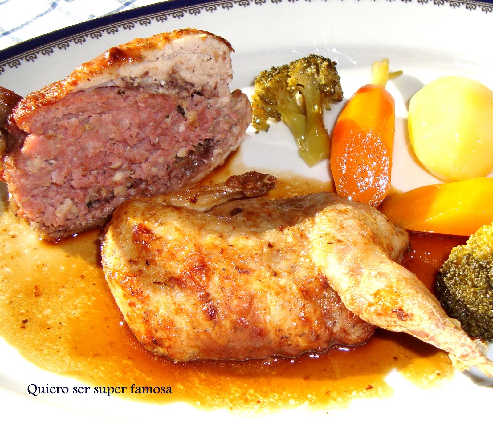 QUIERO SER SÚPER FAMOSA: Codornices rellenas en su jugo