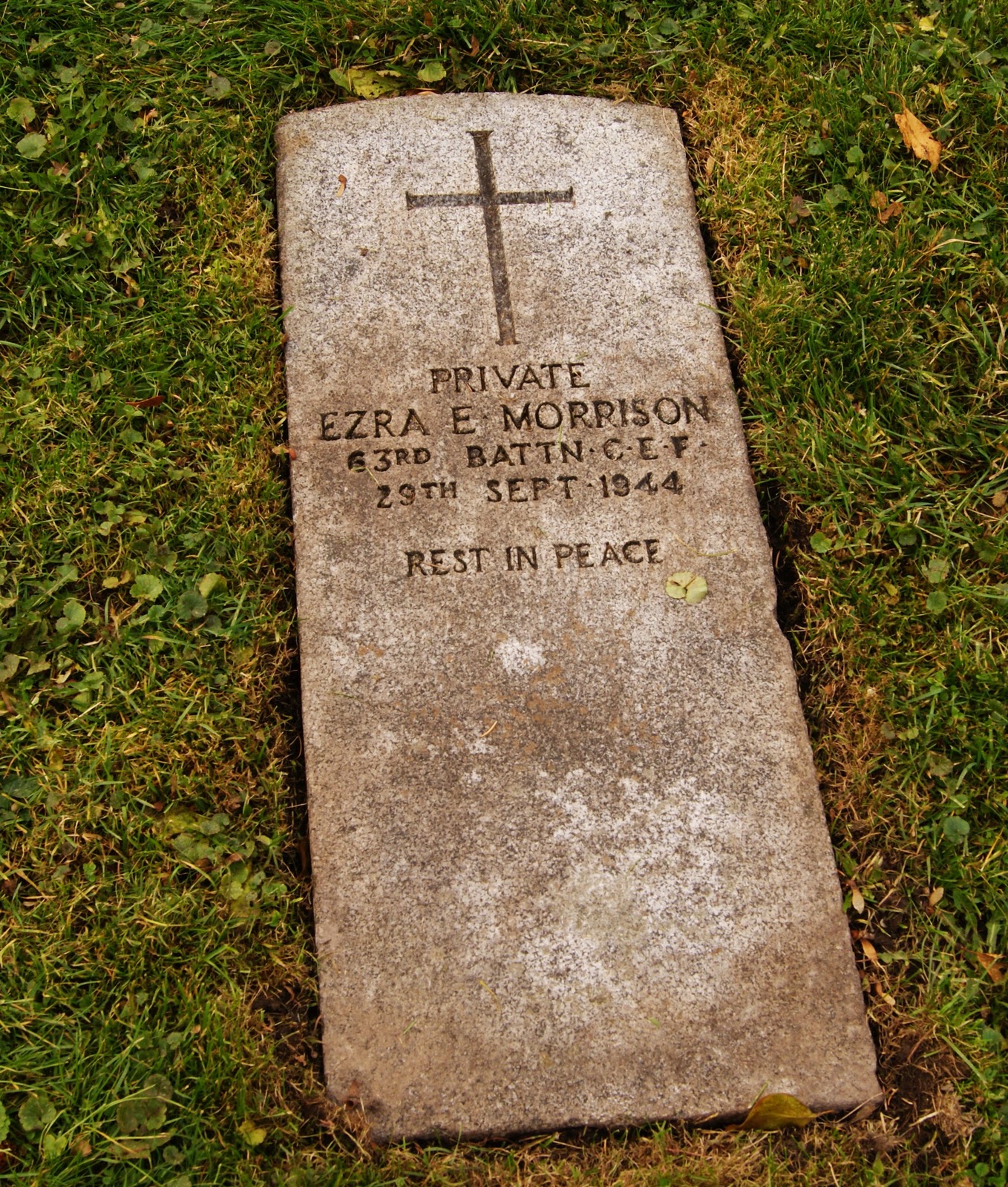 WWI Forgotten Canadian Heroes - Lest We Forget: Private Ezra Morrison