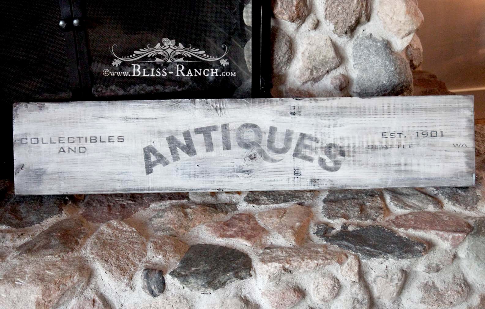 Bliss Ranch: Antiques & Collectibles Stencil From Funky Junk Interiors