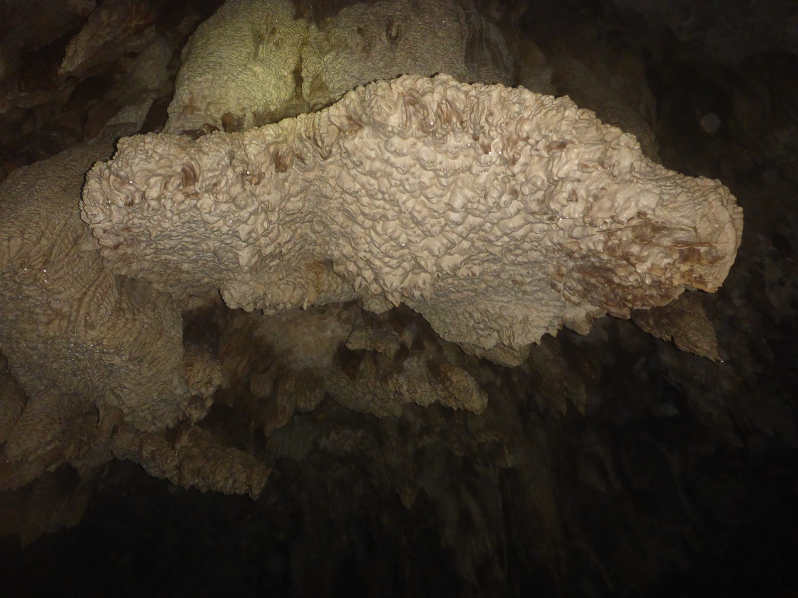 Further on are different stalactite formations, including the Water ...