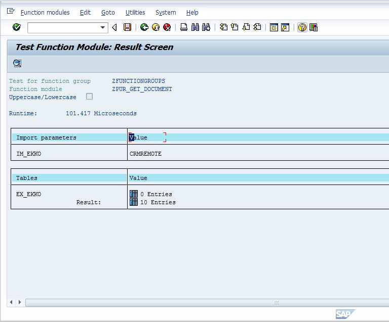 Example On Tables in Function Module. ~ Sap Tutor