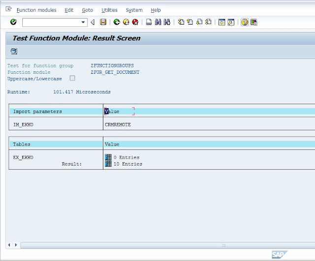 Example On Tables in Function Module. ~ Sap Tutor