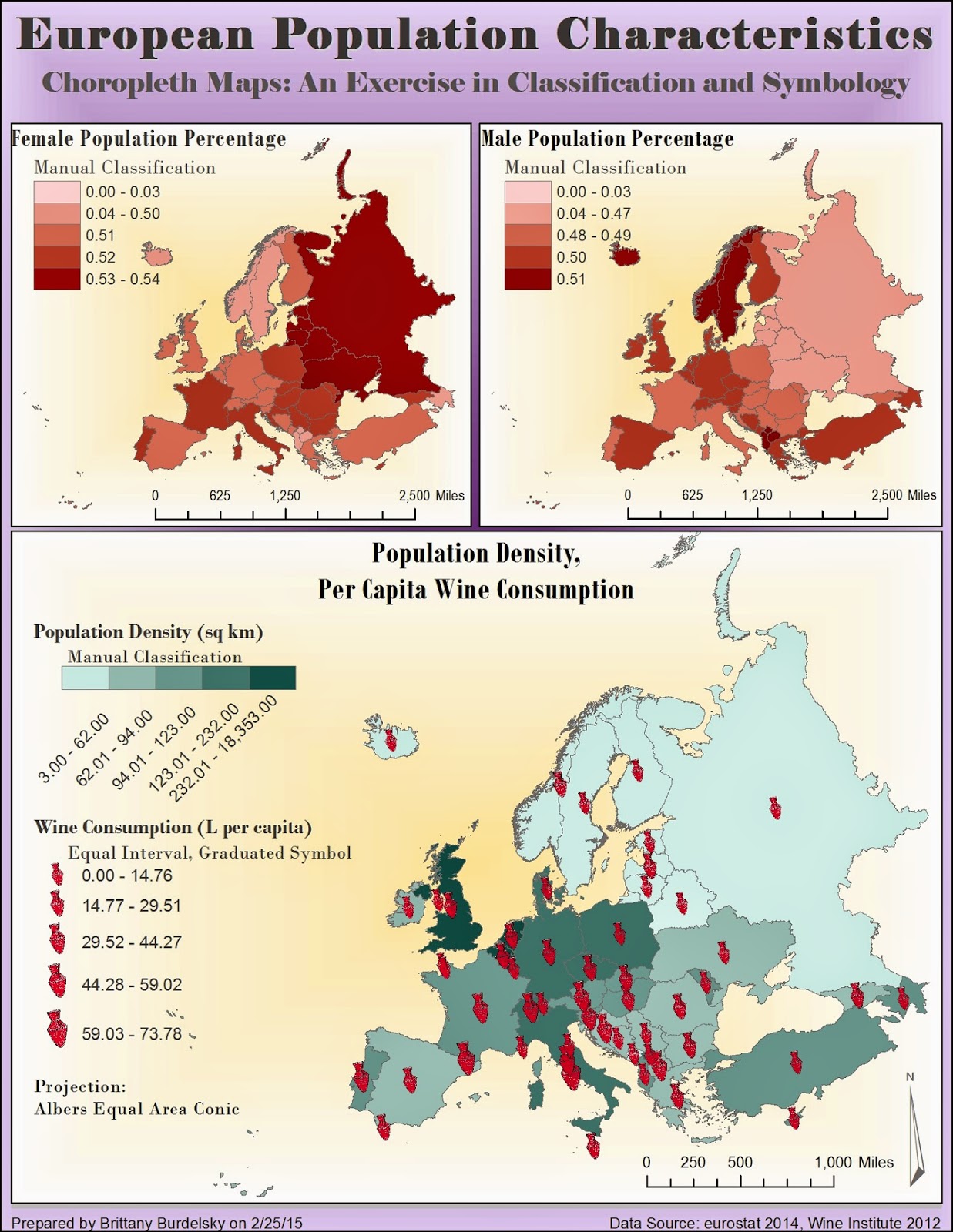 There and Back with GIS: Cartography: Module 7 – Choropleth and ...
