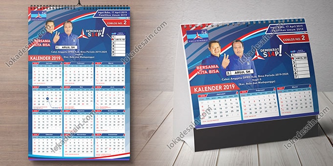 Jasa Desain Kalender dan Tanggalan | Kalender Meja | Kalender Dinding