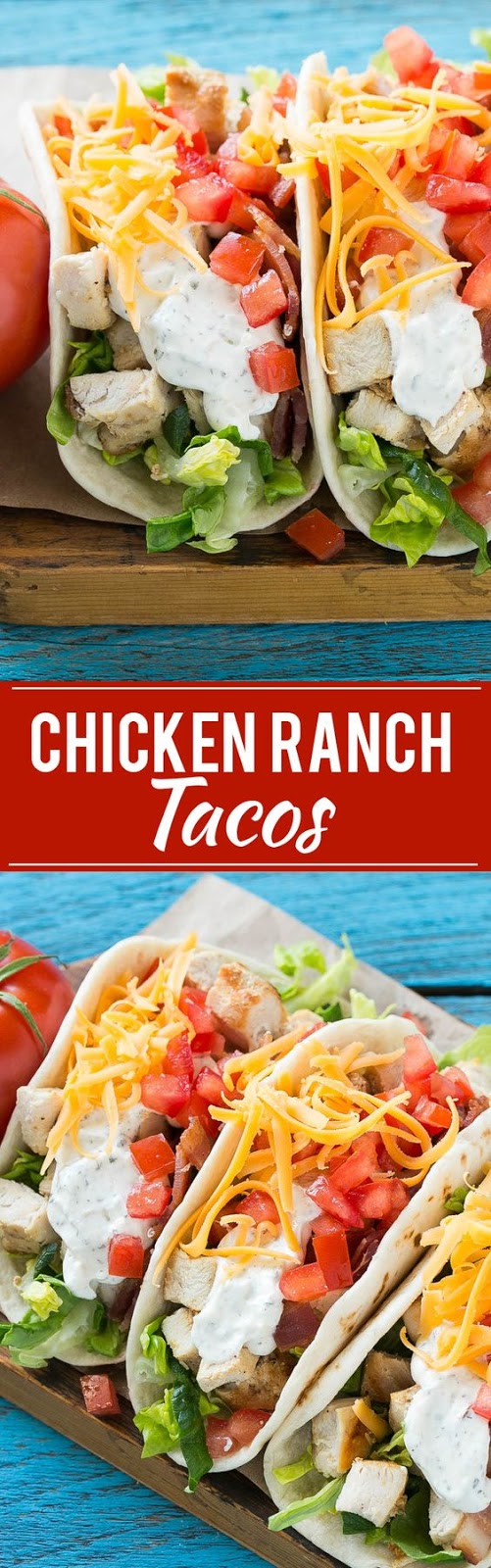 Chicken Ranch Tacos 30 mins to make, makes 8 tacos | Recipes, Easy ...