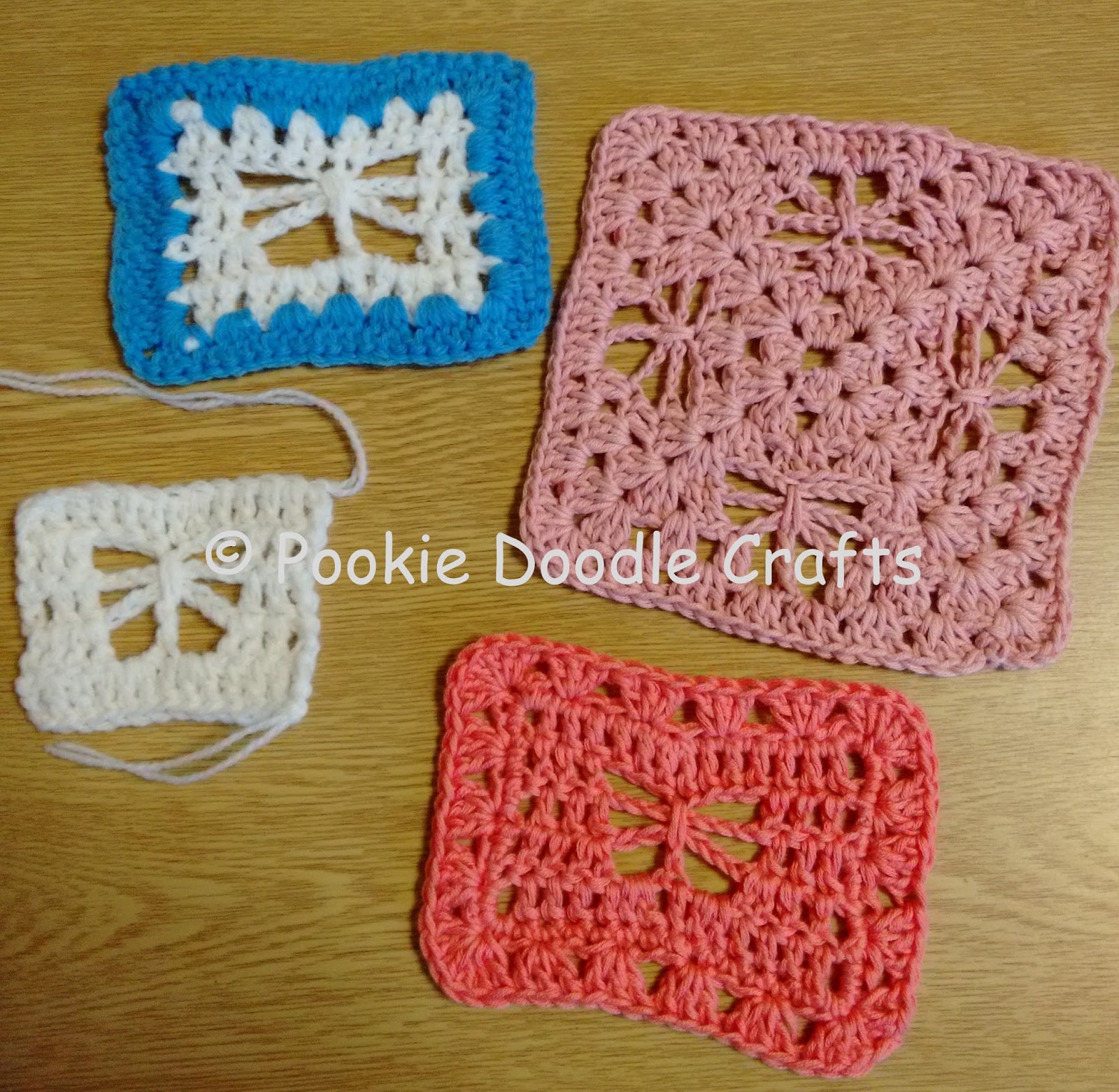 Pookie Doodle Crafts: Butterfly Stitch Crochet Tutorial