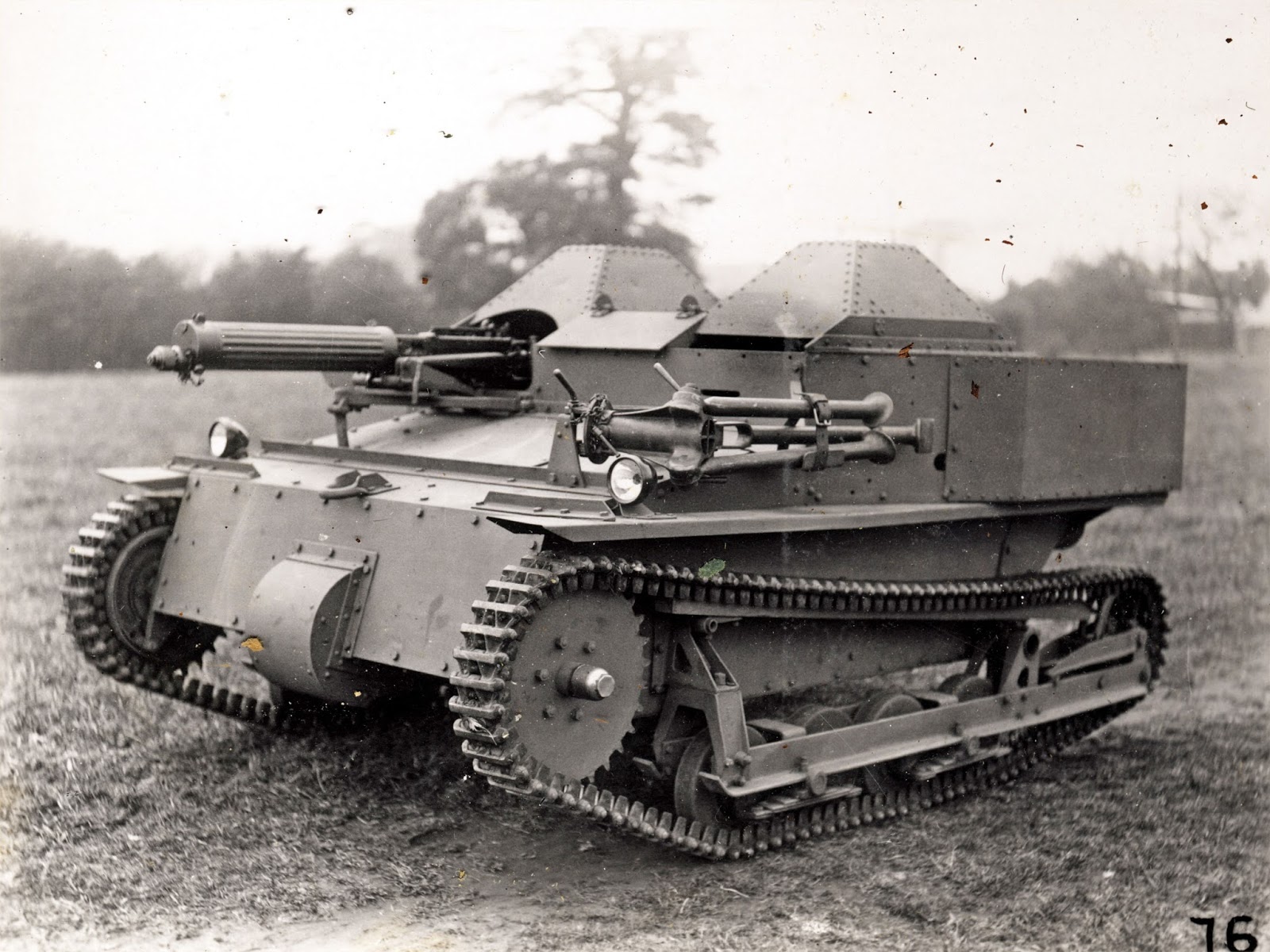 Interwar Tank Development: Machine Gun Carrier Mk VI Standard (with ...