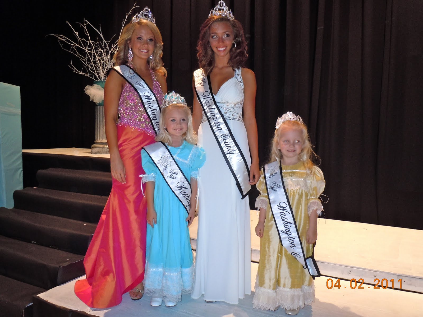 Berry Family: Kay was in the Miss Washington County Pageant...and won!