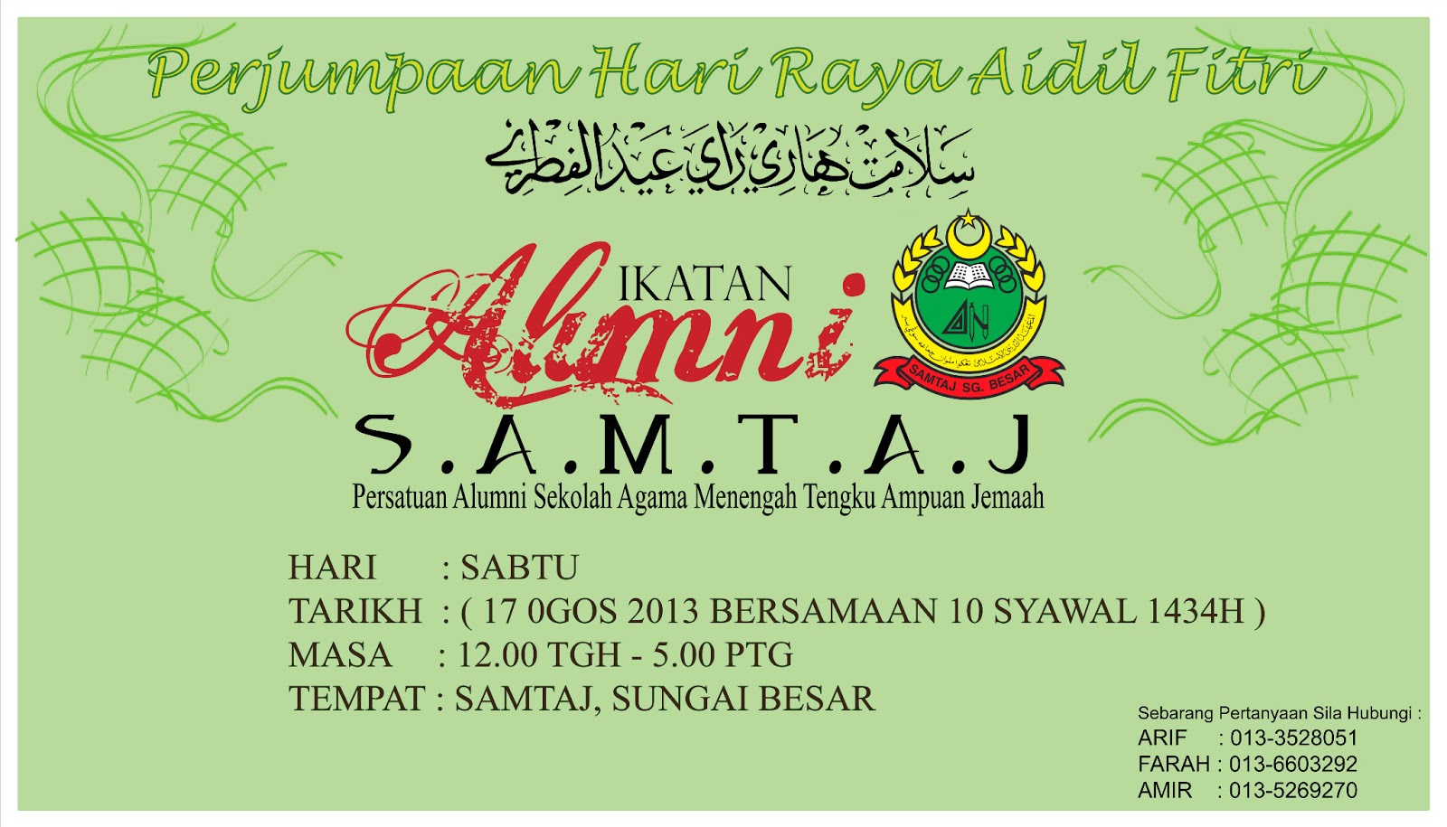 ALUMNI SAMTAJ SG.BESAR