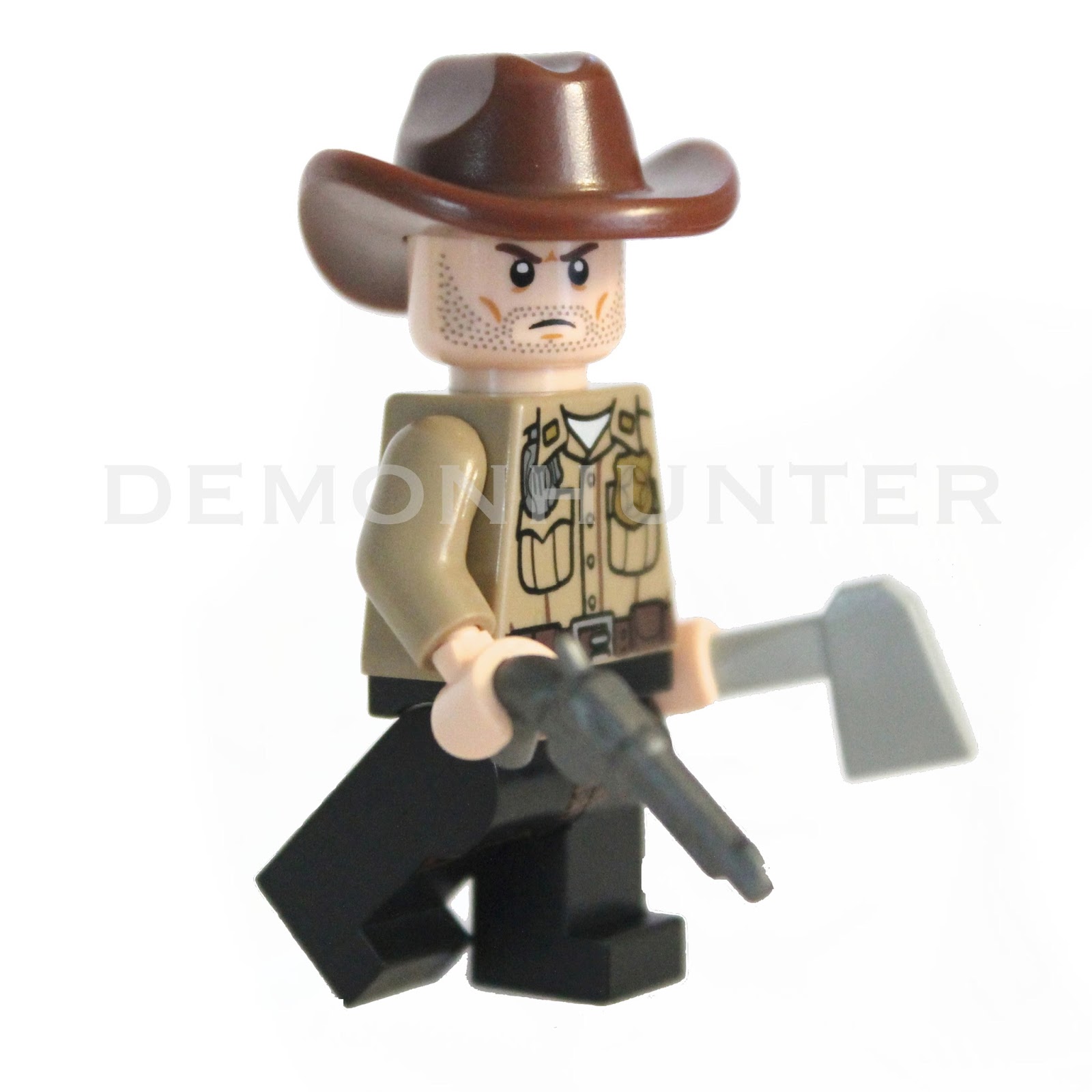 Rick Grimes from The Walking Dead Custom Lego Minifigure - Demonhunter ...