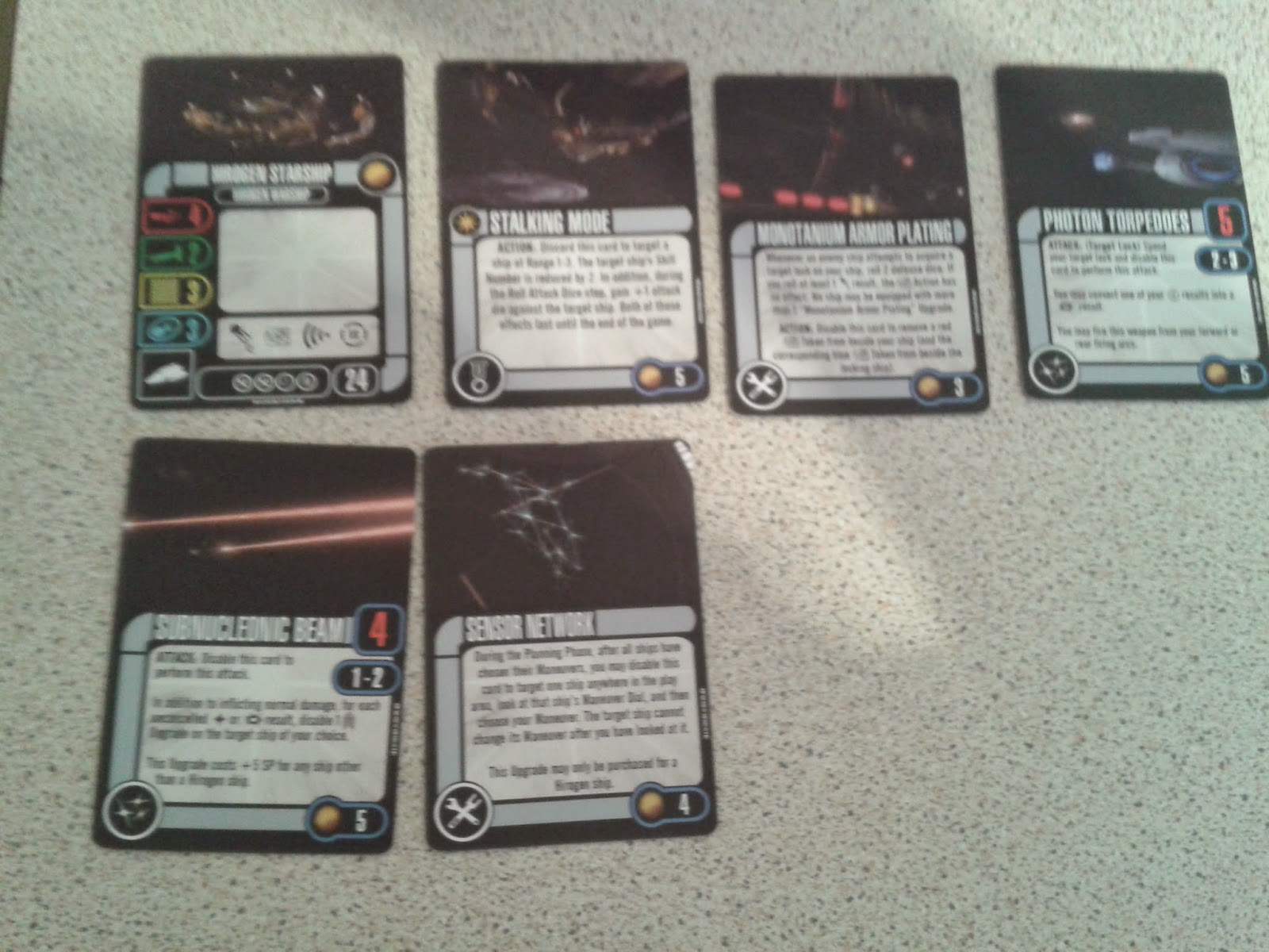 Star Trek Attack Wing Hirogen Alpha hunter unboxing