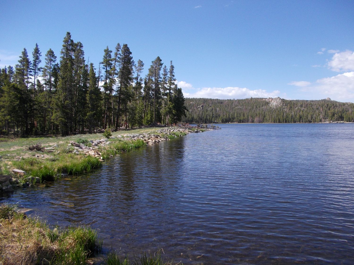 Dave'n'Kathy's Vagabond Blog: Wind River Hike - Fiddler's Lake to Upper ...