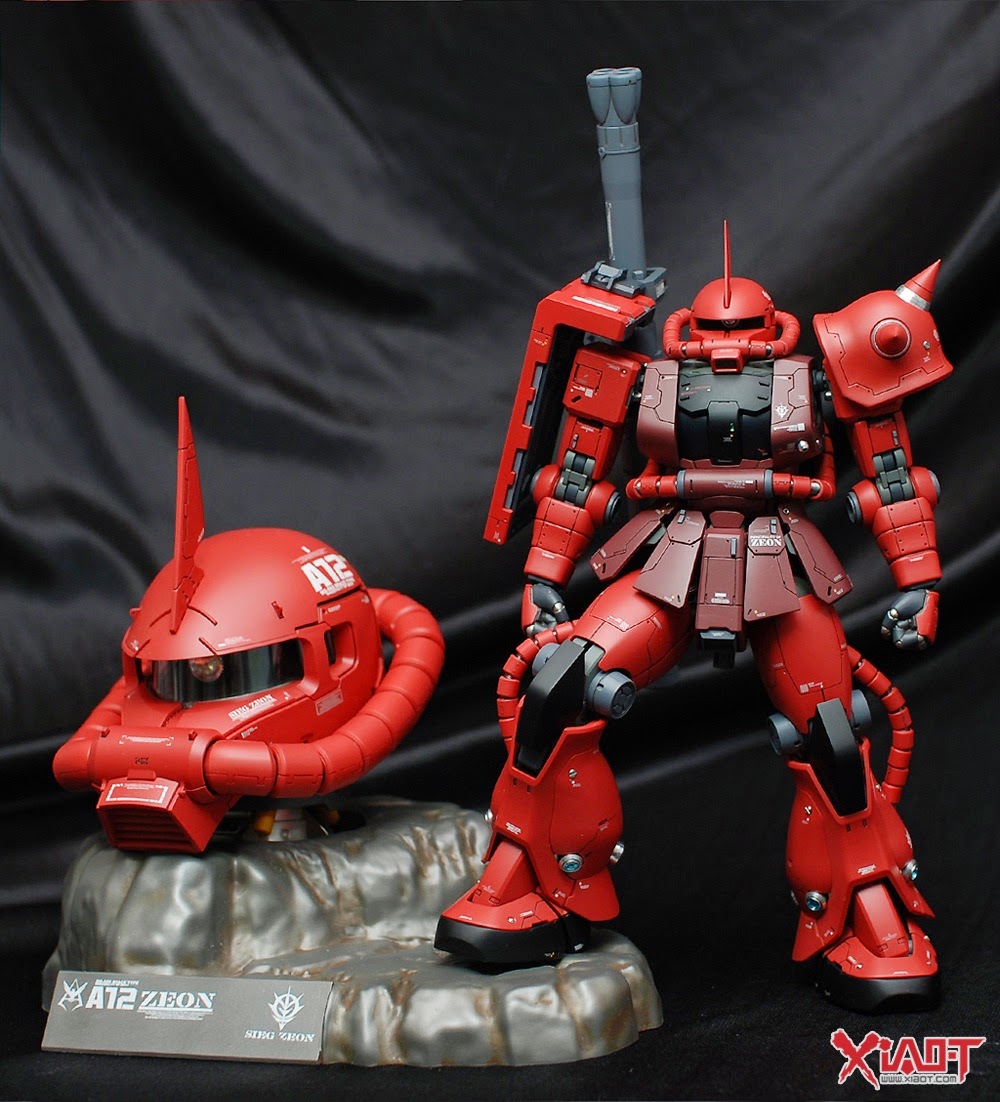 Custom Build: MG 1/100 Char's Zaku II "Detailed" 35th Anniversary ...