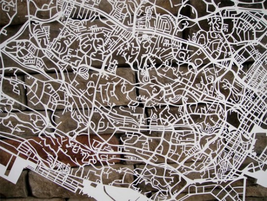 Simply Creative: Amazing Art Made Of Map