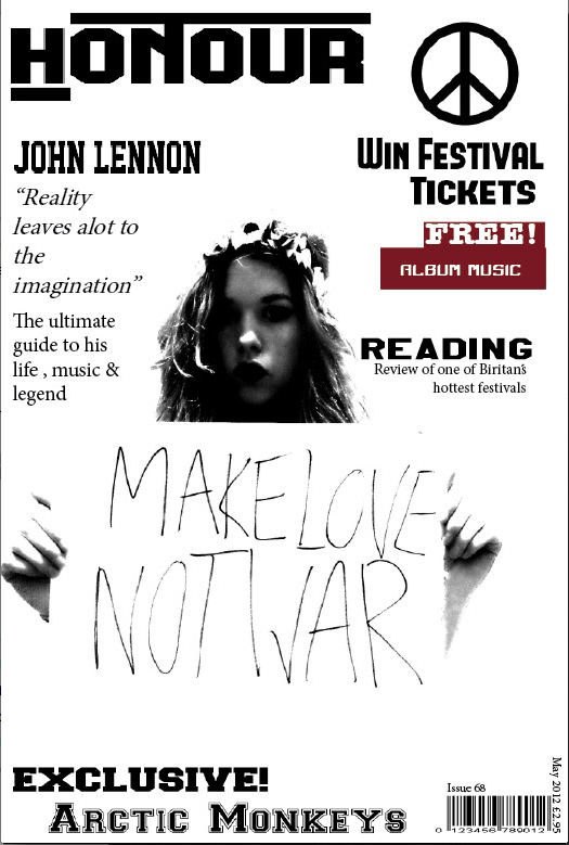 Fenella Humphreys AS Media Blog: My Music magazine Front Cover