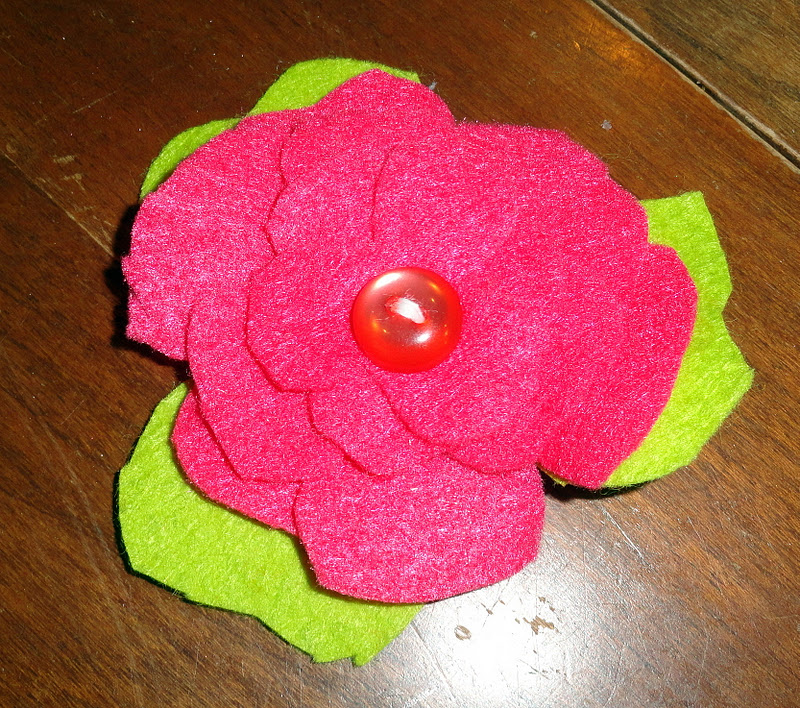 Felt flowers and free patterns
