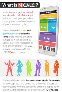 planet trans: SexMind's Mcalc Transgender Friendly Gender Neutral Menstruation Calculator