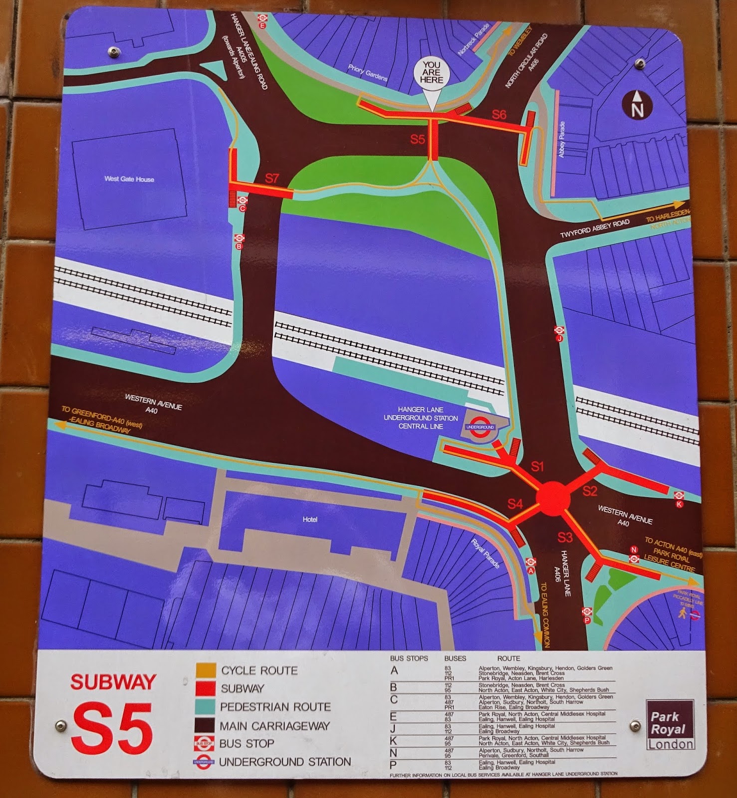 London Underground Towns: Hangar Lane