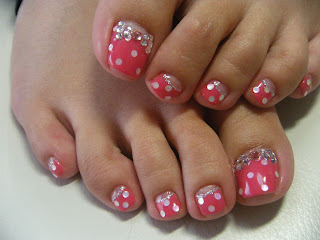Toenail designs: Gel toenail designs