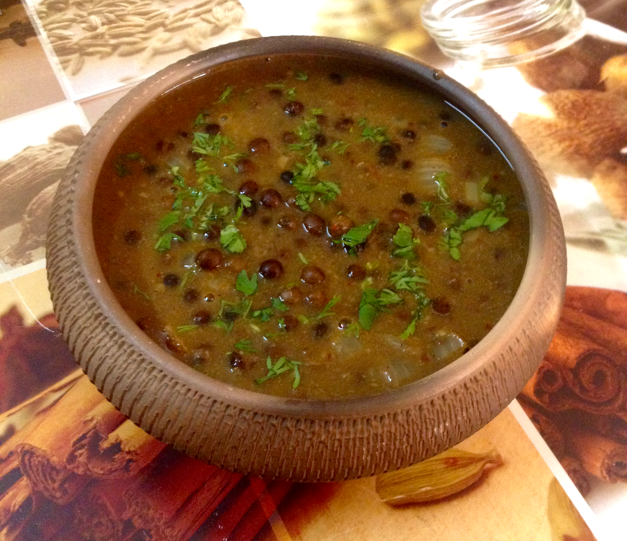 Malvani Kala Vatana Sambar / Usal ( Black Peas Curry)