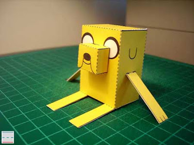 Paper Toy - Adventure Time Jake - Papercraft4u | Free Papercrafts ...
