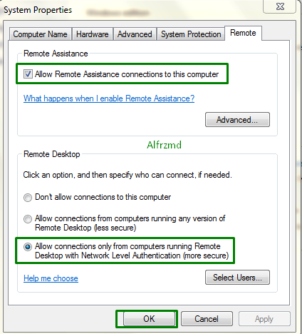 Langkah - langkah menggunakan Remote Desktop Connection (RDC) Dengan ...