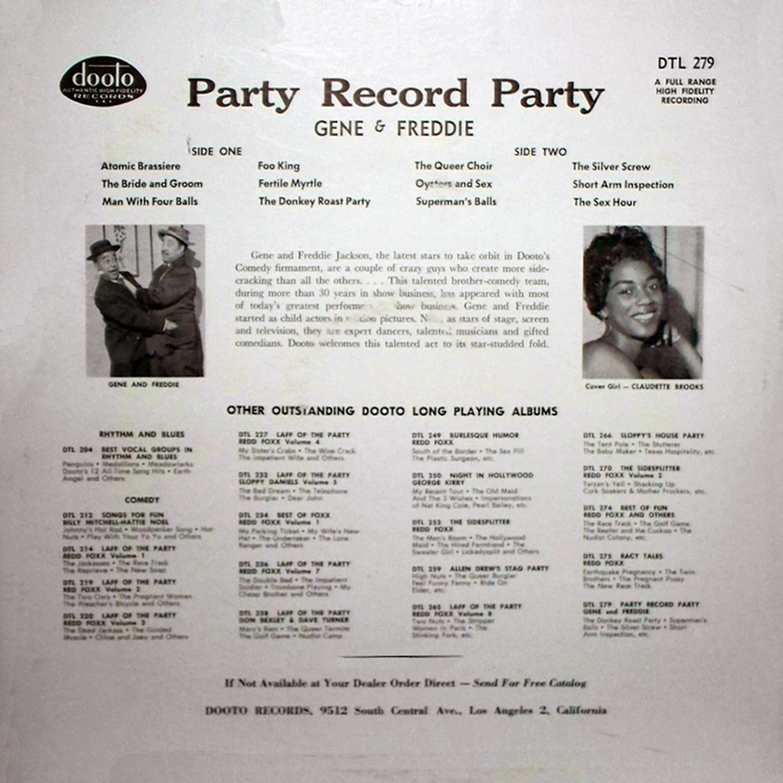 Vintage Stand-up Comedy: Gene & Freddy - Party Record Party 1959