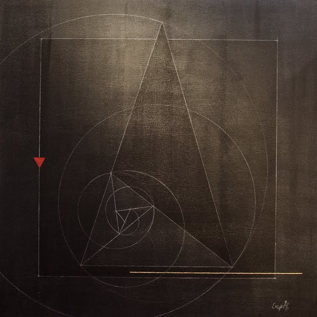 Golden Ratio Triangle Art