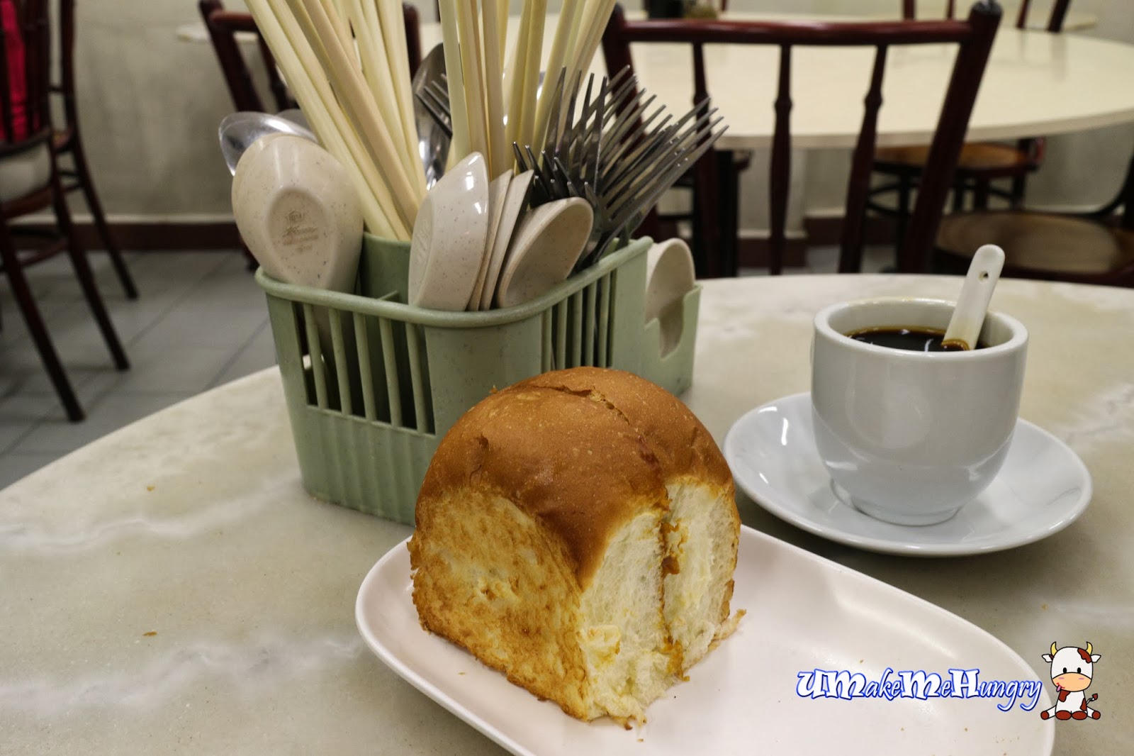 Fluffy Bread with Kopi O
