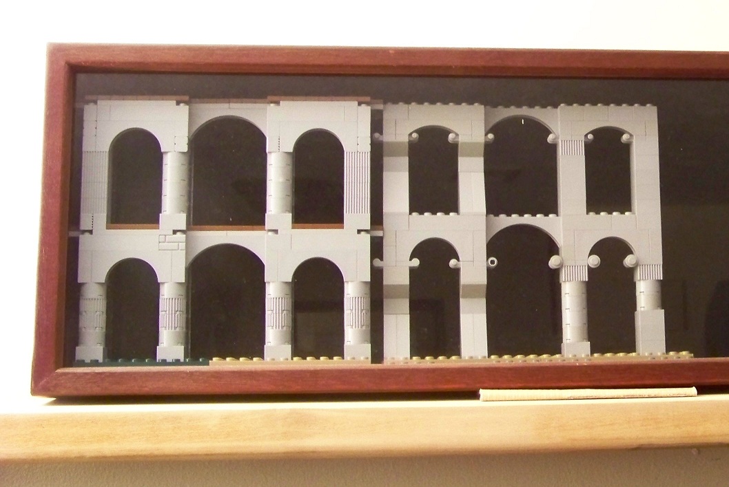 Cavort: LEGO display Diorama shadow box