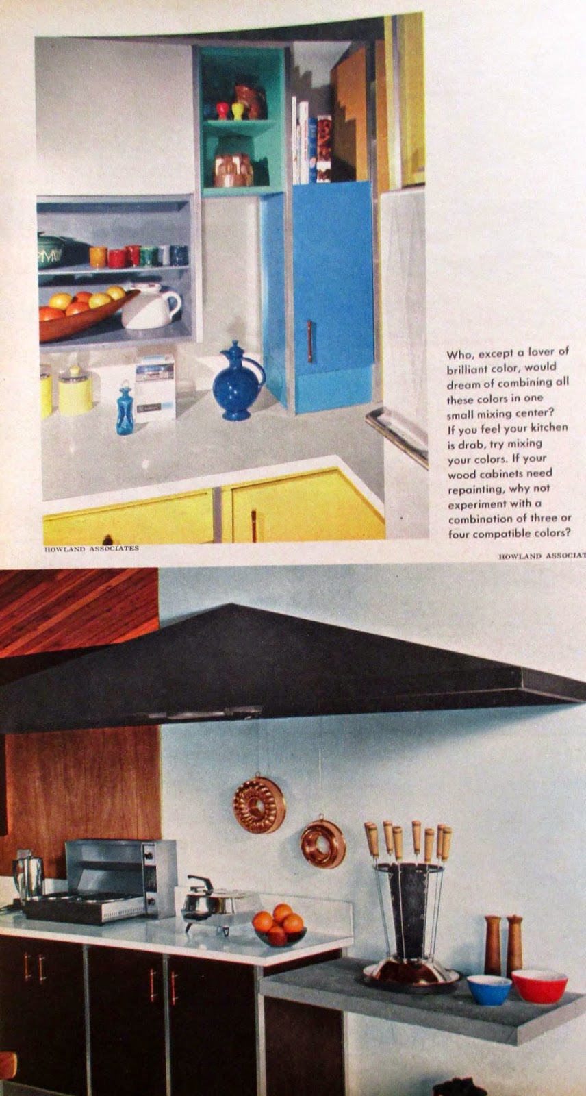 The Literate Quilter: The Latest in Kitchen Design...Circa 1962