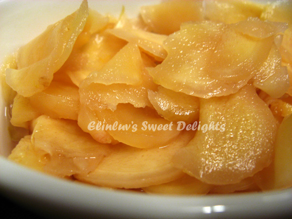 Elinluv's Tidbits Corner: Gari ガリ (Japanese Pickled Ginger)
