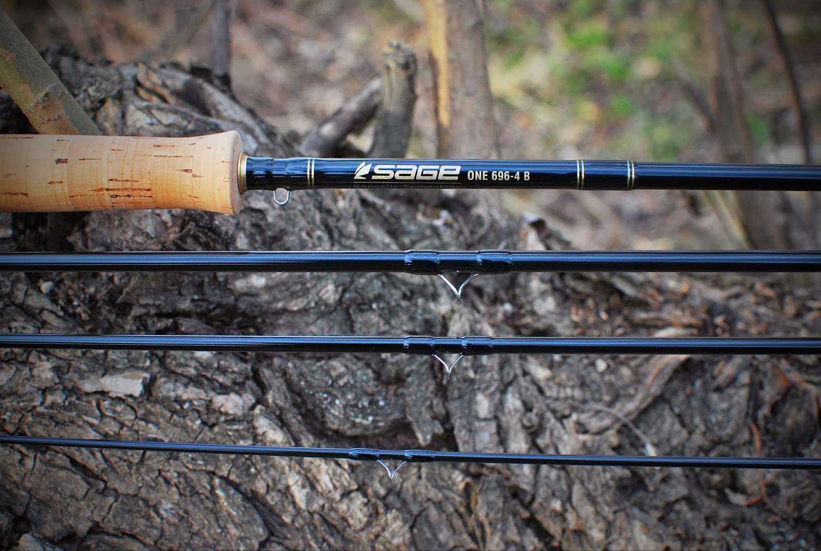 Handcrafted graphite and fiberglass fly rods: Sage ONE 9'6" #6