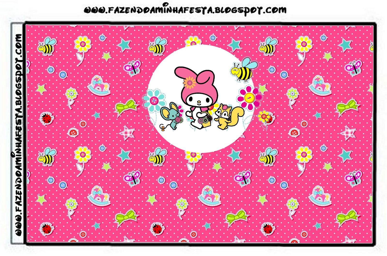My Melody Birthday Party: Free Printable Candy Buffet Labels. - Oh My ...