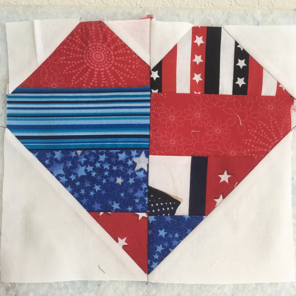 Alycia Quilts - Quiltygirl: Scrappy Heart Quilt Block Tutorial