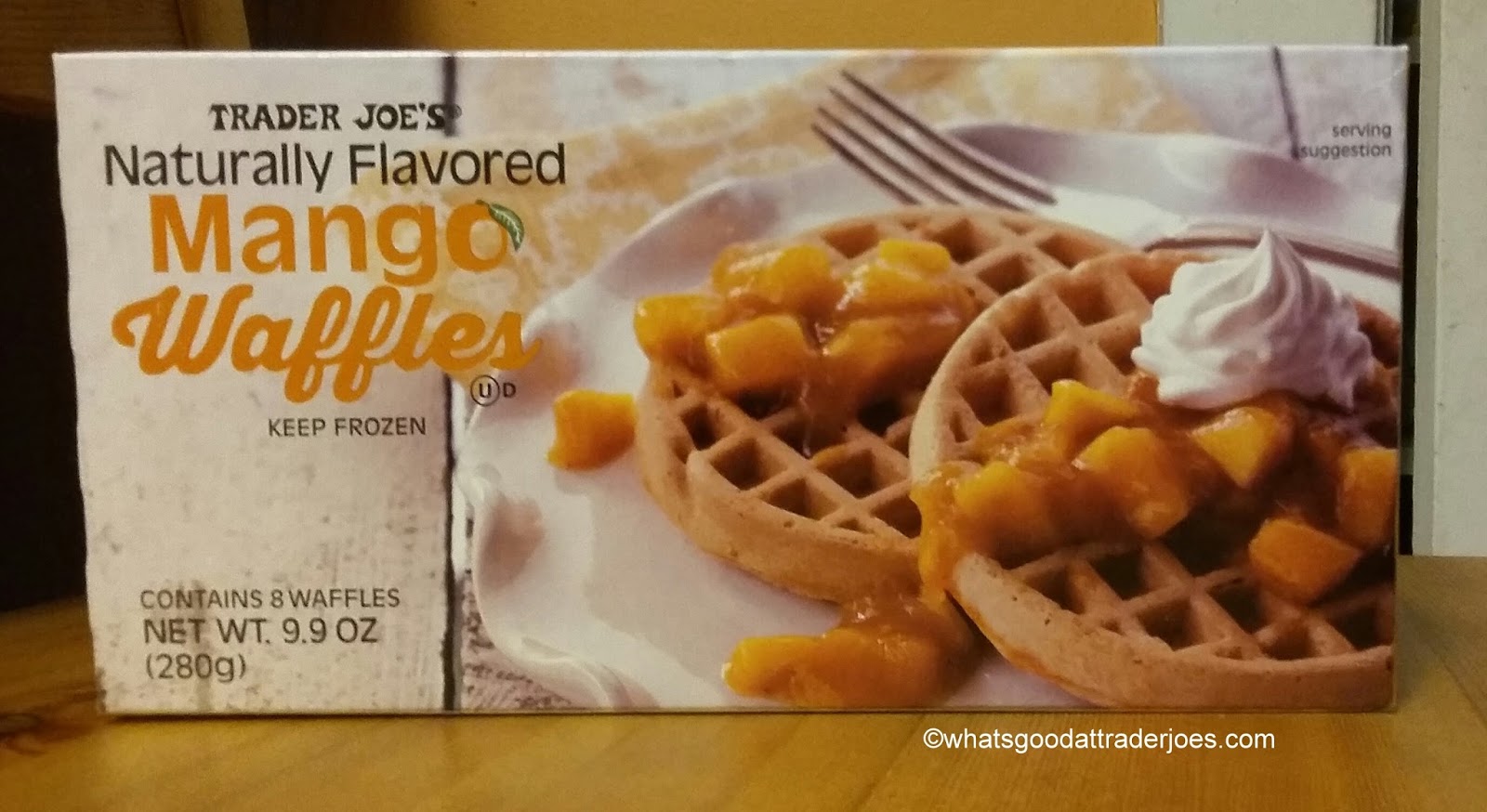 What's Good at Trader Joe's?: Trader Joe's Naturally Flavored Mango Waffles